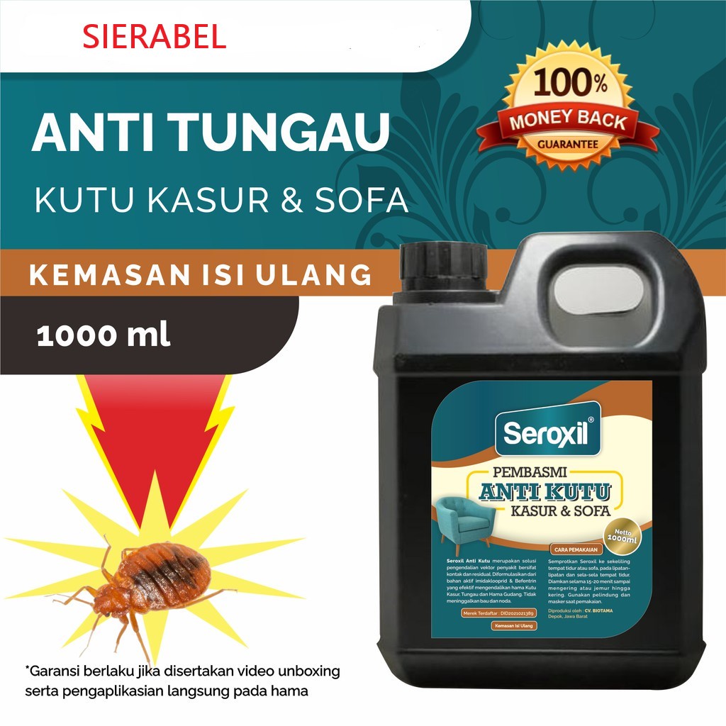 Jual Pembasmi Anti Tungau Kutu Kasur Kutu Busuk Tumila 1 Liter SEROXIL ...