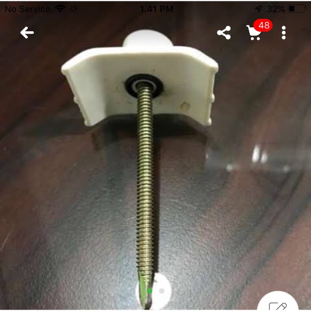 Jual Baut roofing alderon twinlite paku atap kanopi genteng | Shopee ...