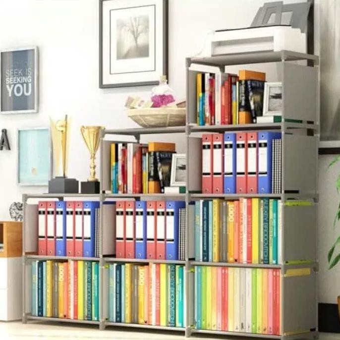Jual RAK BUKU SERBAGUNA 3 SISI PORTABLE RACK DOKUMEN BAJU SEPATU ...