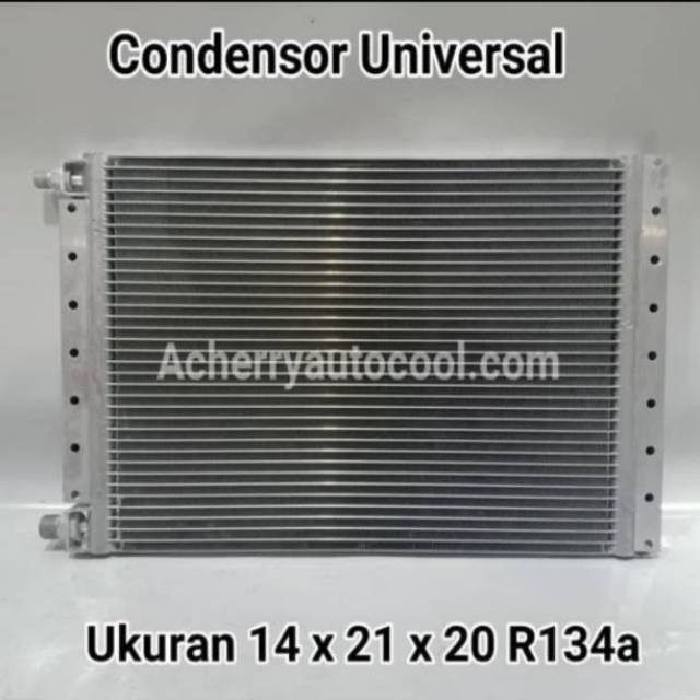 Jual Condensor Kondensor Radiator AC Mobil Rubahan Universal Ukuran 14 ...
