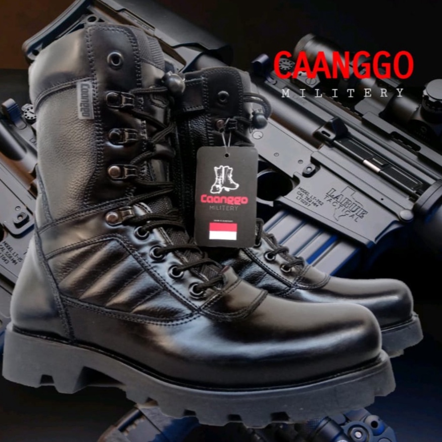 Jual SEPATU PDL TNI AU PDL POLICE SECURITY DINAS LAPANGAN TERBARU KULIT ...