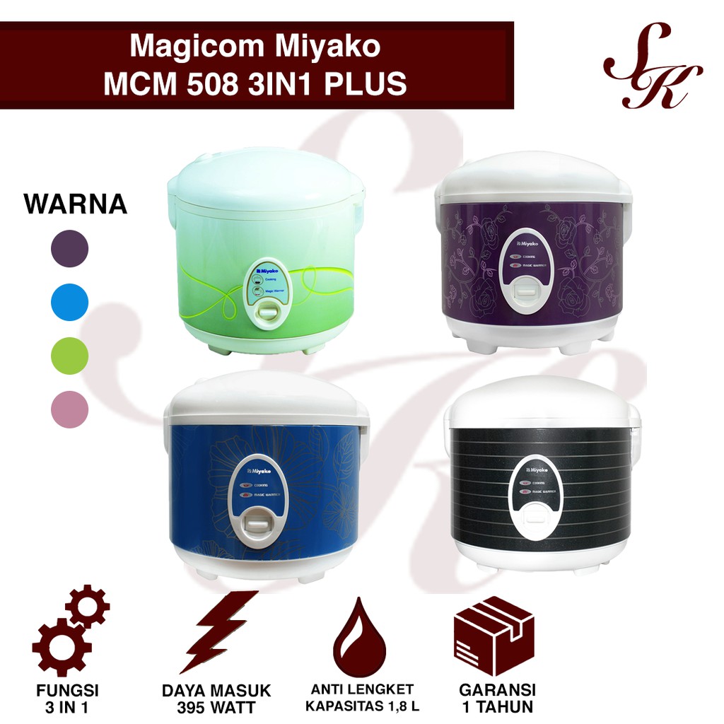 Jual Magicom Miyako MCM 508 3IN1 PLUS | Shopee Indonesia
