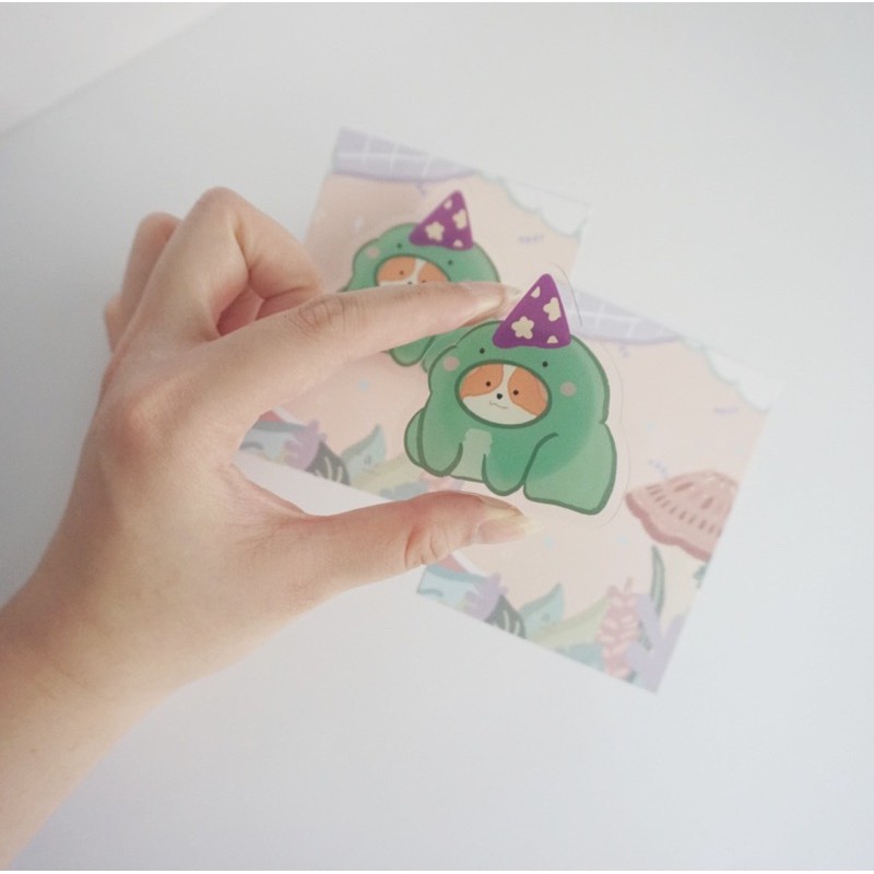 Jual magical forest wizard froggy popsocket (pop socket corgi harry ...