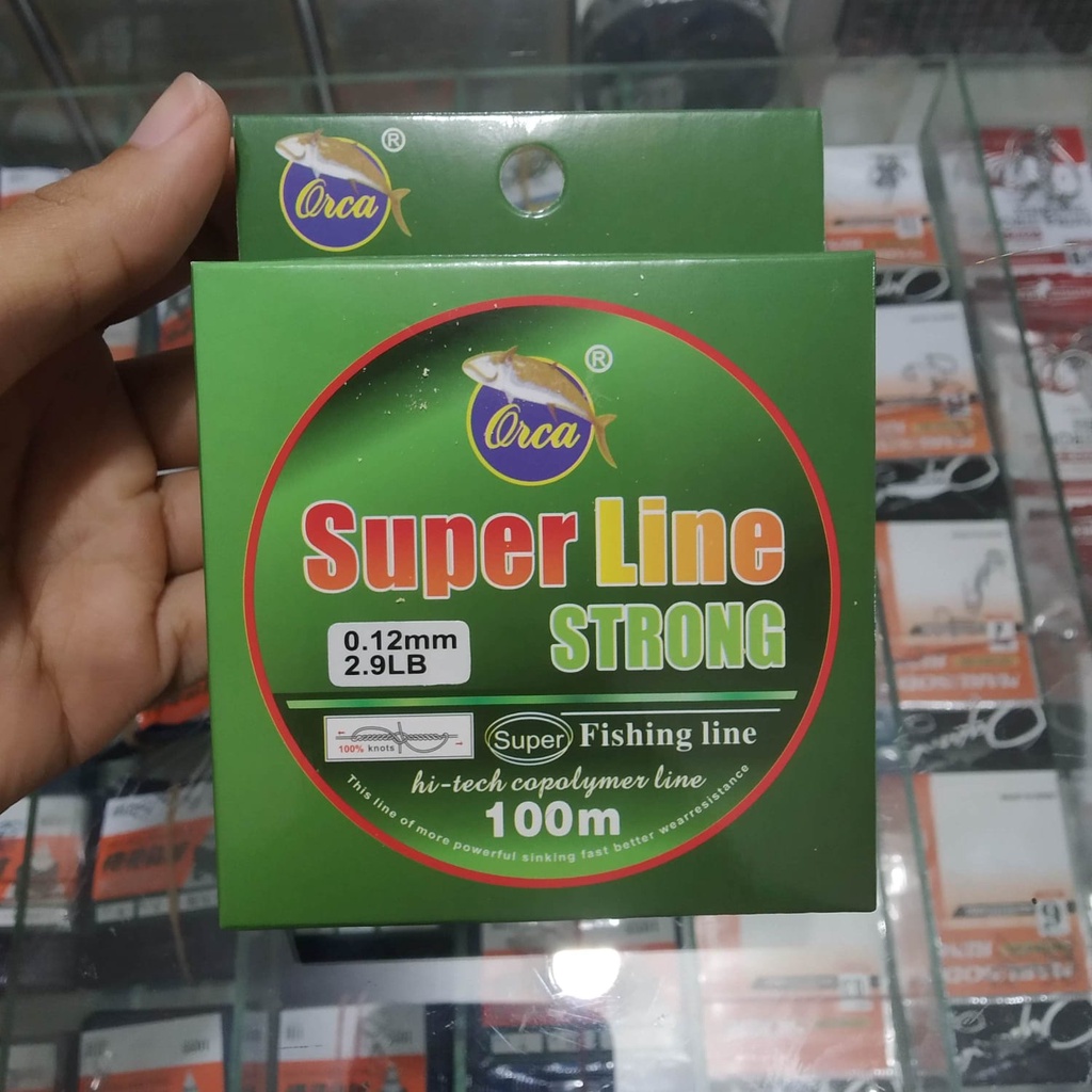Jual Senar Pancing Orca Superline 100 Meter Super Fishing Line Benang ...