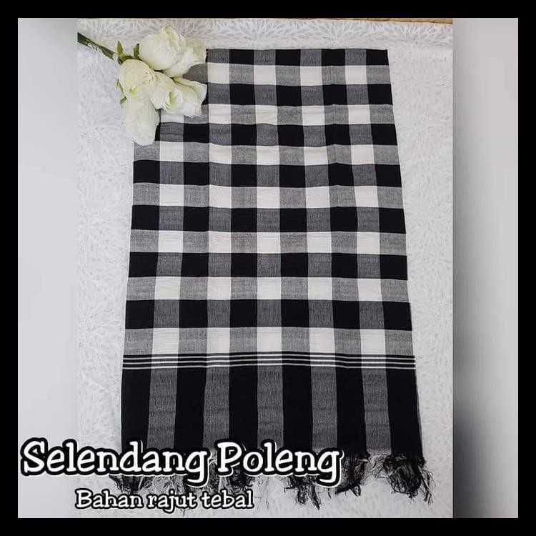 Jual Pakaian adat bali kain selendang poleng kotak kotak scarf kain ...