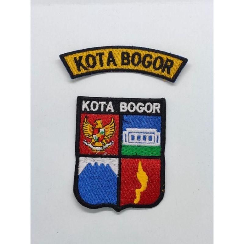 Jual LOGO BORDIR KOTA BOGOR BEDGE KOTA BOGOR EMBLEM PATCH KOTA BOGOR ...