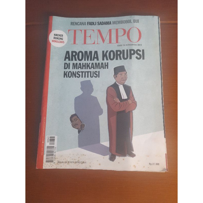 Jual Majalah Politik Tempo No.3942 Ed 13-19 DESEMBER 2010 ( Bekas Original & Segel) | Shopee ...