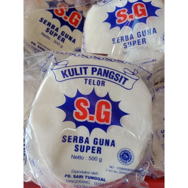 Jual Kulit Pangsit Telor Bulat S.G dan 301 | Shopee Indonesia