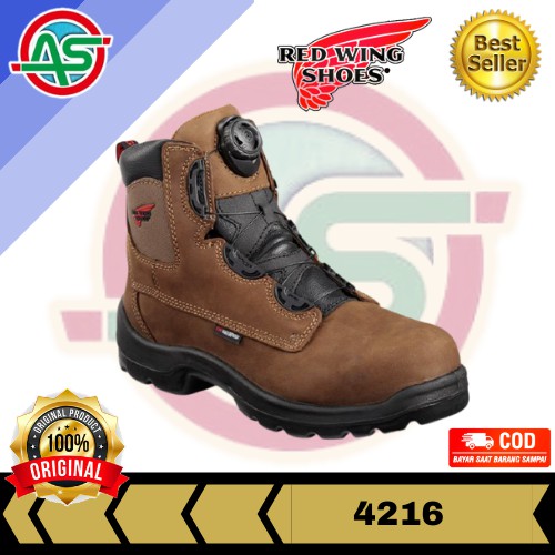 Jual Red Wing Redwing 4216 BOA Lace 6-inch Timberland Txture | Shopee ...