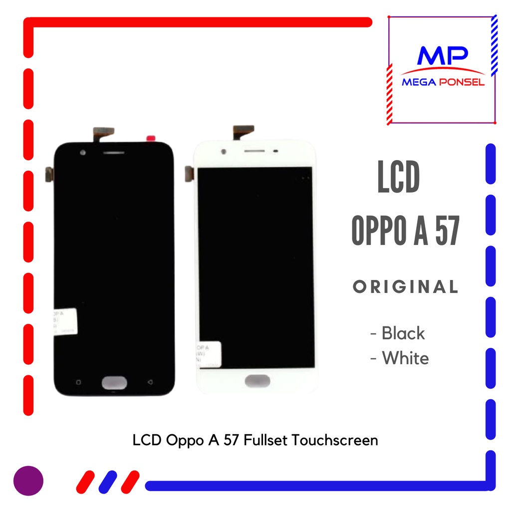 Jual LCD Oppo A 57 A57 Fullset Touchscreen - Mega Ponsel Bandung | Shopee Indonesia