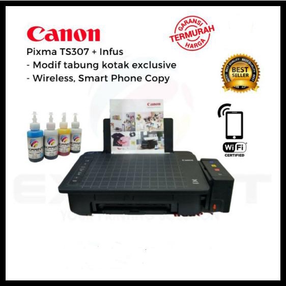 Jual Printer Canon Ts307 Inkjet Printer Wireless Infus | Shopee Indonesia