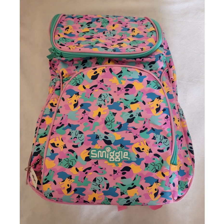 Jual Smiggle Access Backpack - Pink Cat (defect from store) | Shopee ...