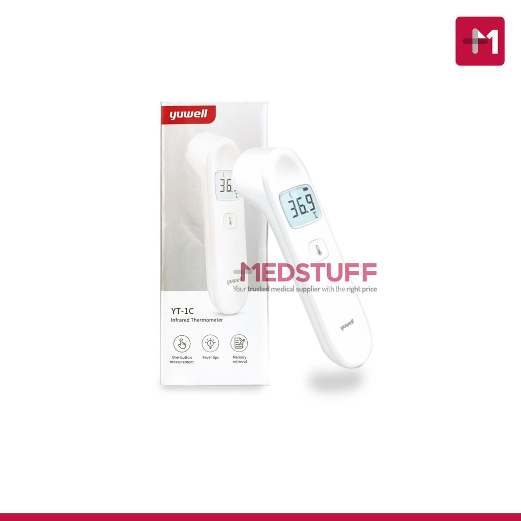 Jual Termometer Infrared Yuwell YT1C Thermometer Infrared Termometer ...