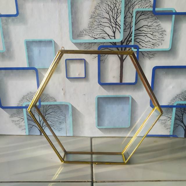 Jual frame mahar / frame hexagon / box mahar | Shopee Indonesia