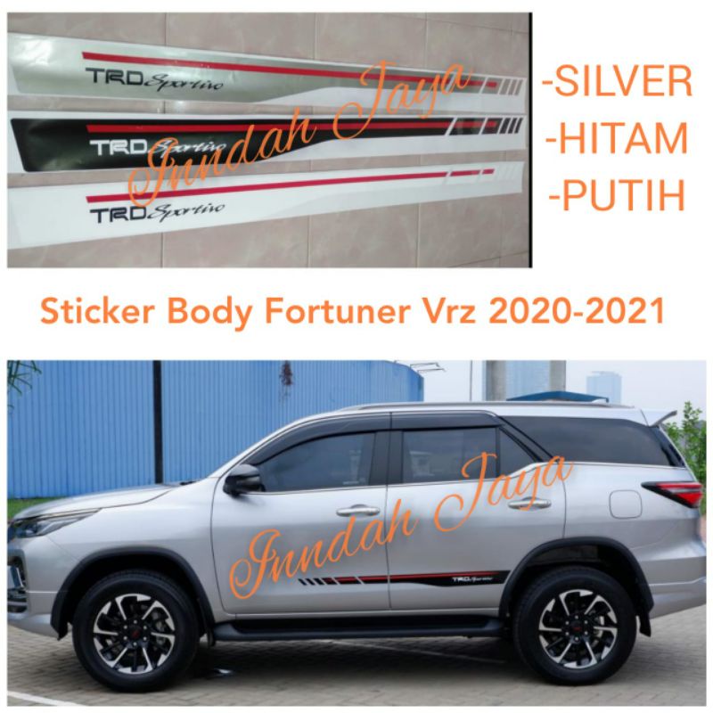 Jual Stiker Body Fortuner Vrz 2020 2021 / Sticker Fortuner Vrz | Shopee ...
