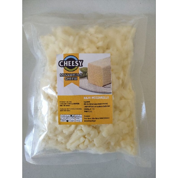 Jual Mozzarella cheesy shredded 250 gram | Shopee Indonesia