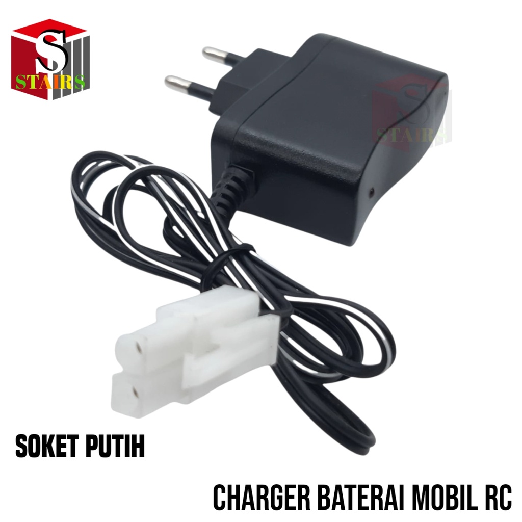 Jual Cas/Charger Baterai Mobil RC Socket Putih | Shopee Indonesia