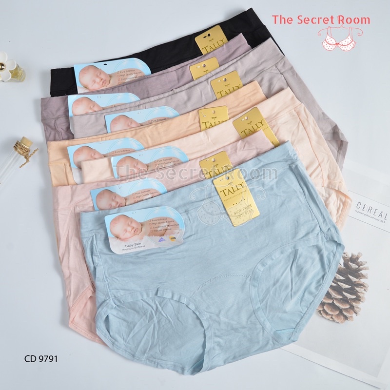 Jual TALLY CD CELANA DALAM 9791 I FREE SIZE FIT TO XL I BAHAN BABY SKIN ...