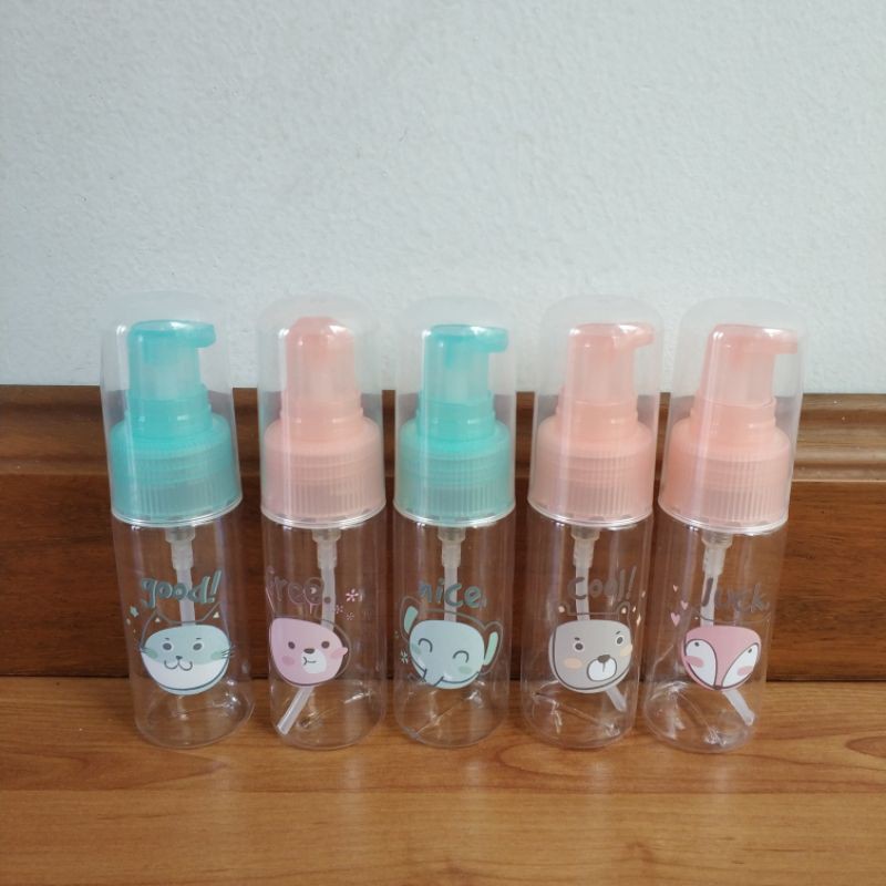 Jual [MOTIF DAN WARNA RANDOM] Botol Pencet Kecil 35 ml Sabun Kosong ...