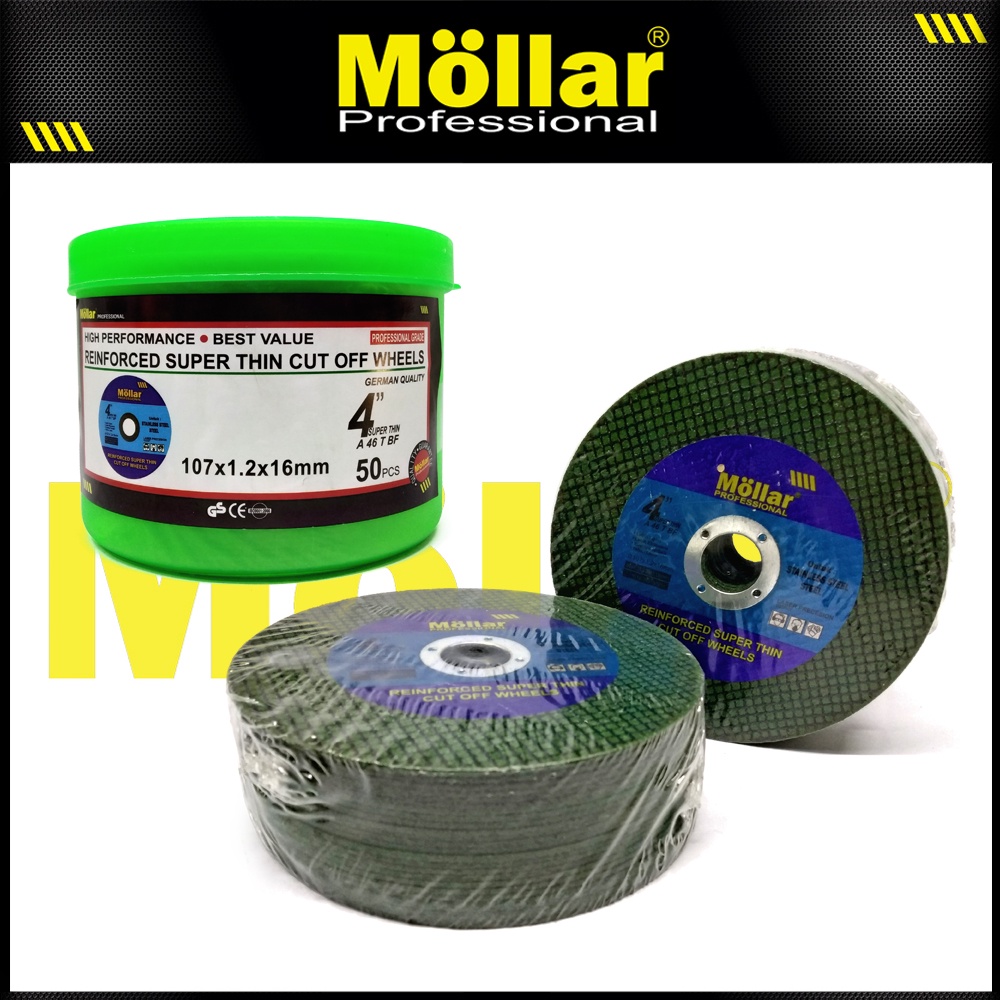 Jual MOLLAR Hijau Cutting Wheel Besi Stainless Batu Gerinda Potong - 50 ...