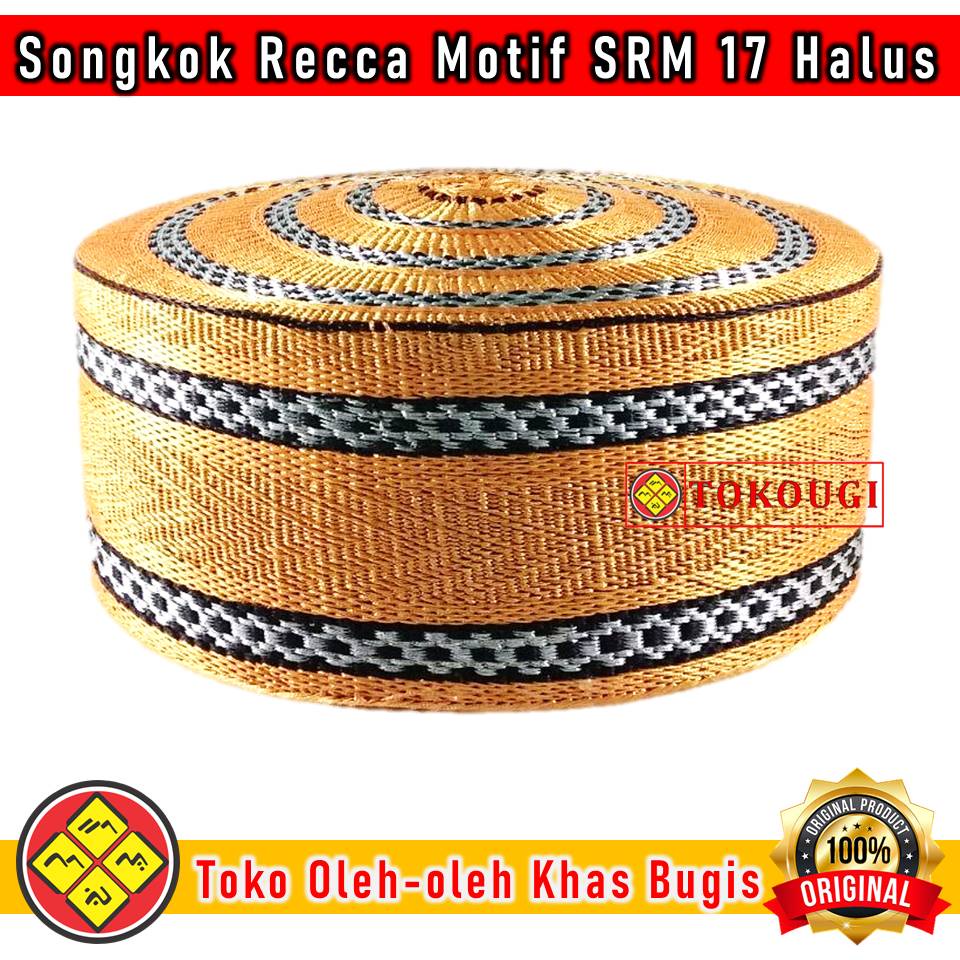 Jual Songkok Bugis Makassar Khas Recca to Bone Type SRM 17 Halus ...