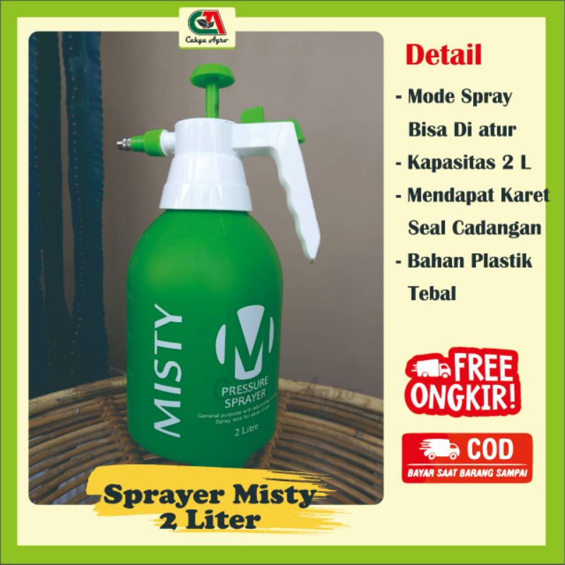 Jual Semprotan Tanaman Semprotan Burung Semprotan Bunga Misty 2 Liter ...
