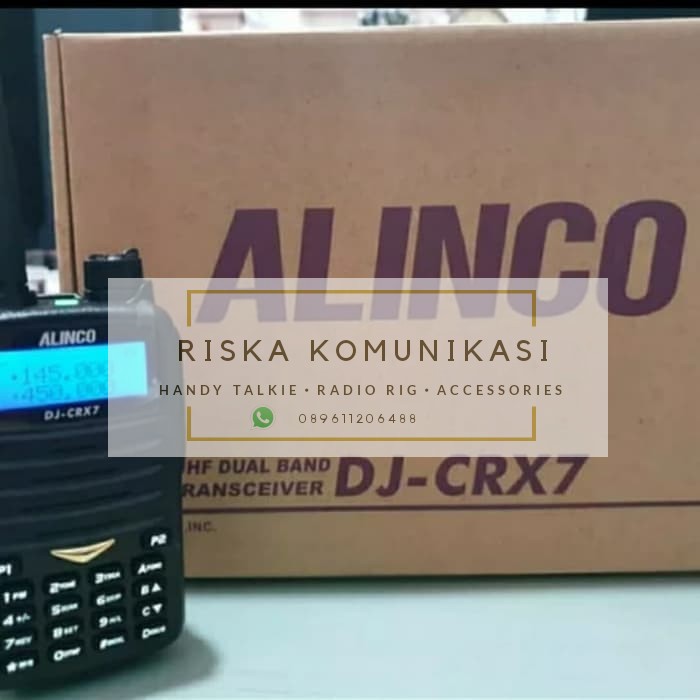 Jual HT ALINCO DJ-CRX7 DUALBAND - HT ALINCO DJ CRX 7 VHF / UHF ORIGINAL | Shopee Indonesia