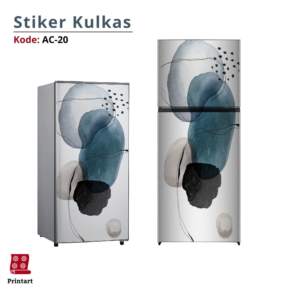 Jual Stiker kulkas 1 pintu dan Stiker Kulkas 2 pintu Aesthetic Kode AC ...