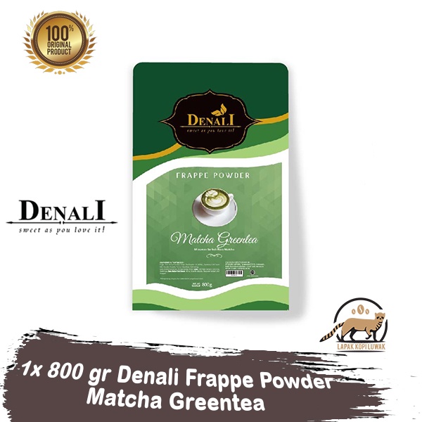 Jual MATCHA GREEN TEA POWDER MERK DENALI | Shopee Indonesia