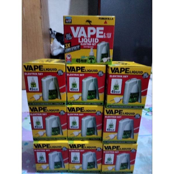 Jual Fumakilla Vape alat Liquid ( alat + Refill 45 malam ) | Shopee ...
