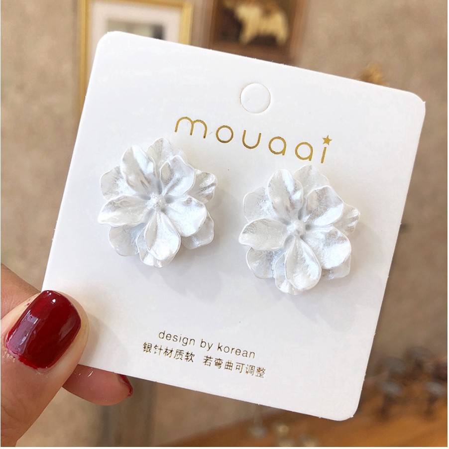 Jual Anting Wanita Korea Bunga-bunga/ Korean Flowers Shape Earrings ...