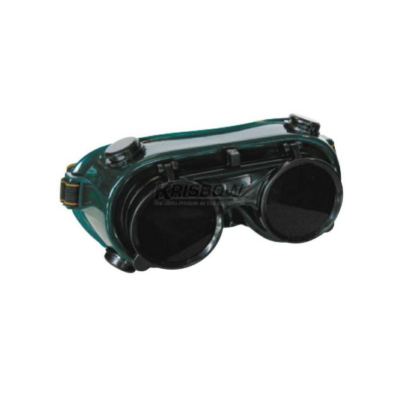Jual KRISBOW Kacamata Las engsel - GOGGLE WELDING ROUND FLIP UP | Shopee Indonesia