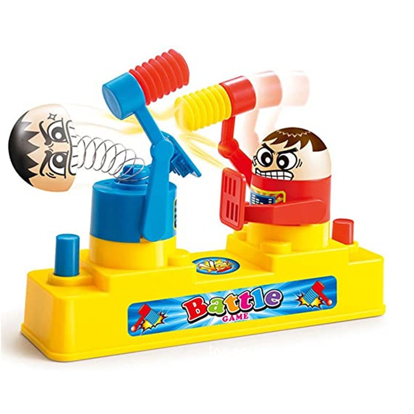 Jual Battle Game Board Mainan Perang Pukul Palu Double Hit Villain Vs ...