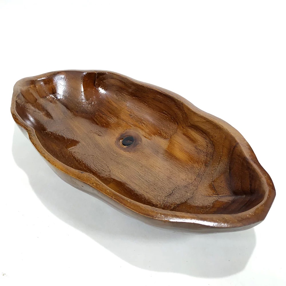 Jual Kerajinan Kayu Jati Model Daun Asbak Rokok Unik | Shopee Indonesia