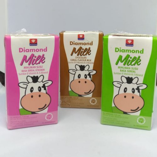 Jual Susu UHT Diamond Cereal 125 ml / 1 karton isi 40 pcs | Shopee ...