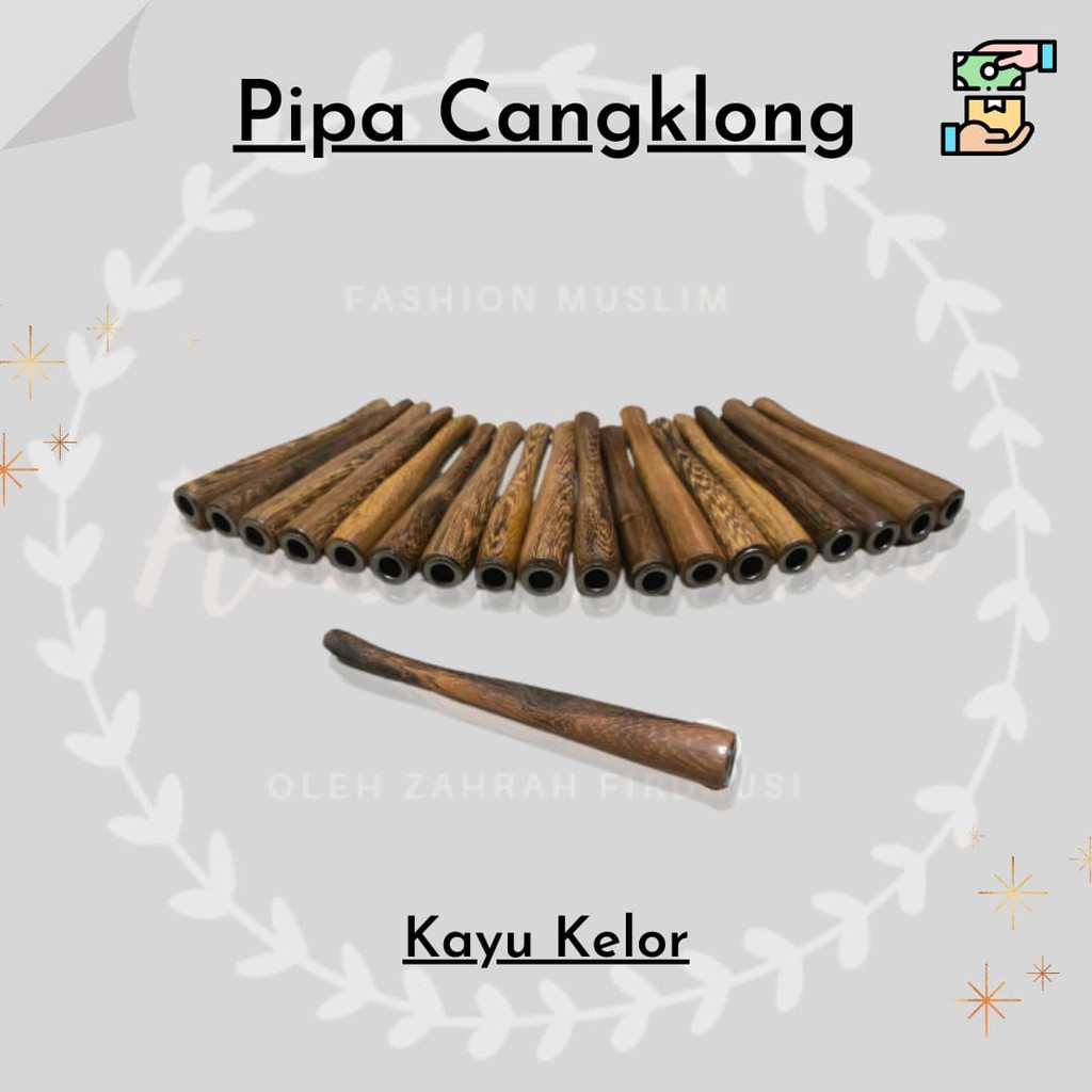 Jual Pipa Roko Cangklong Kayu Galih Kelor Rokok | Shopee Indonesia