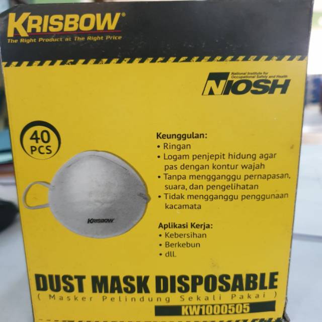 Jual Masker krisbow / bukan sensi ready | Shopee Indonesia