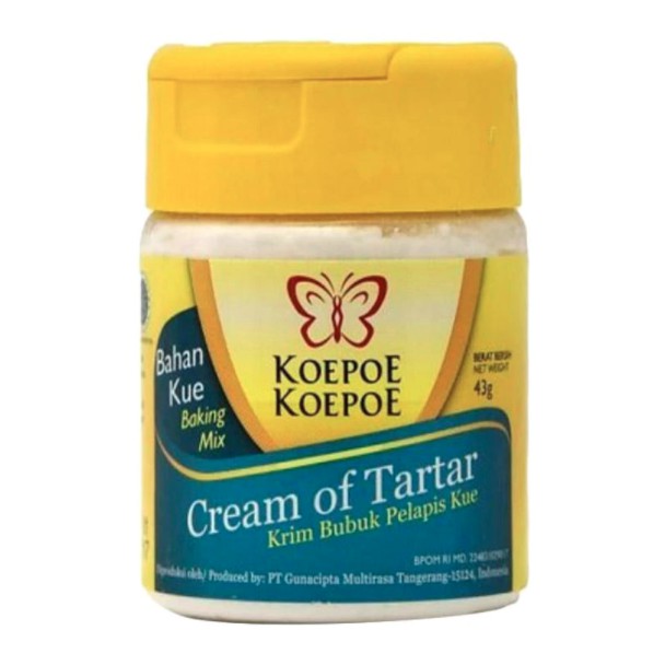 Jual Koepoe Koepoe Cream Of Tartar Krim Bubuk Pelapis Kue [43 g ...