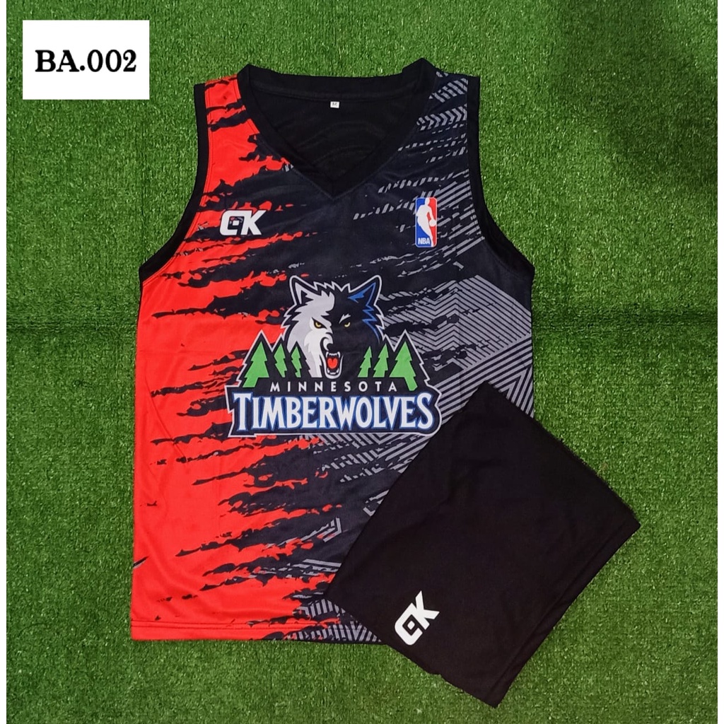 Jual 1 SET SINGLET BASKET NBA BAJU OLAHRAGA TRAINING JERSEY PRIA FULL ...
