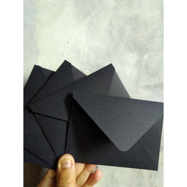 Jual READY STOCK Amplop hitam kecil tebal | Shopee Indonesia