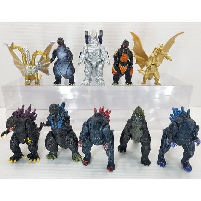 Jual Spesial Figure Set 10 Godzilla Kaiju Ghidora Mecha Shin Gozilla ...