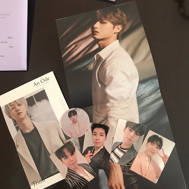 Jual SEVENTEEN An Ode Truth pc vernon, wonwoo, mingyu, seungkwan Folding poster the8 Mini ...