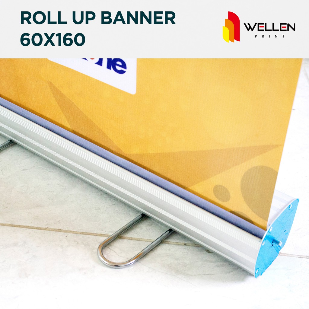 Jual WELLEN PRINT - Cetak Roll Up Banner 60 x 160 cm / Print Ukuran 85 x 200 cm cm Stainless ...