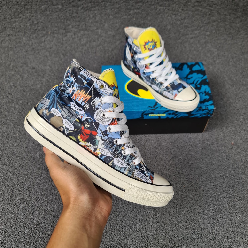Jual SEPATU CONVERSE 70S BATMAN DC COMICS HIGH SOL GLOSSY 38-43 ...
