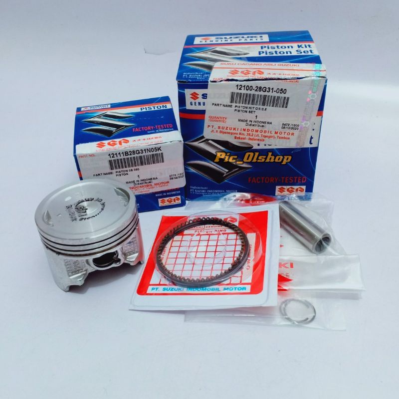 Jual Piston Kit Set Suzuki SHOGUN 125 NEW FI SP FL AXELO OS : STD 50 ...