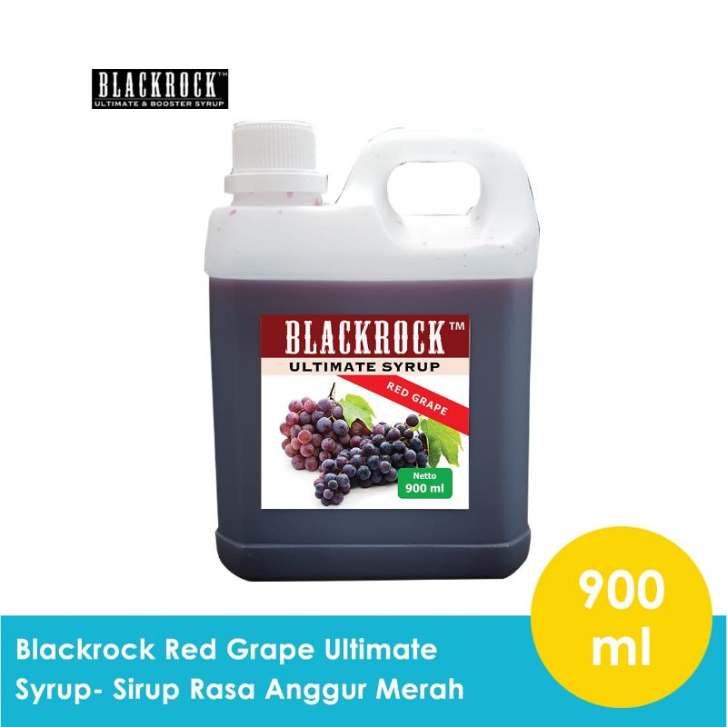 Jual Blackrock Red Grape Ultimate Syrup 900 ml - sirup rasa anggur ...