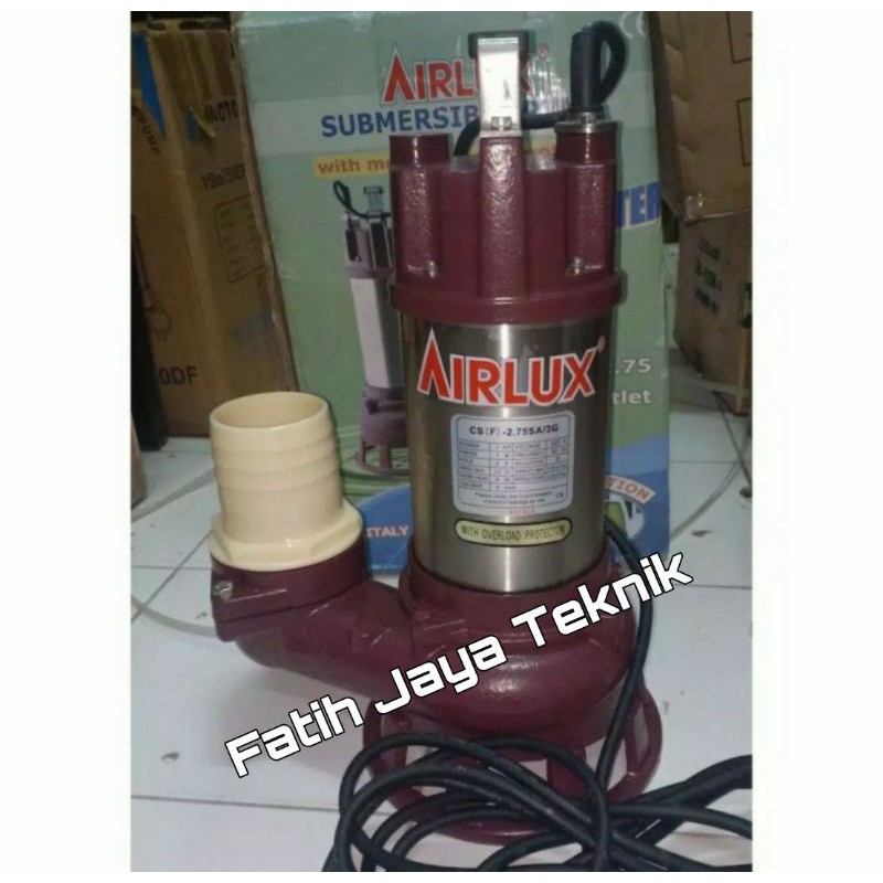 Jual Pompa Celup Air Kotor 3 inch 1 hp 1 phase Pompa Airlux SC (F) 2 ...