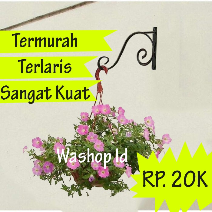 Jual Gantungan Pot / Standing Pot Dinding Rak Tanaman Hias Gantung ...