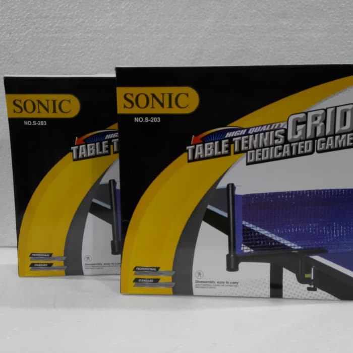 Jual SET NET DAN TIANG PING PONG / TENIS MEJA SONIC P203 MODEL PUTAR | Shopee Indonesia