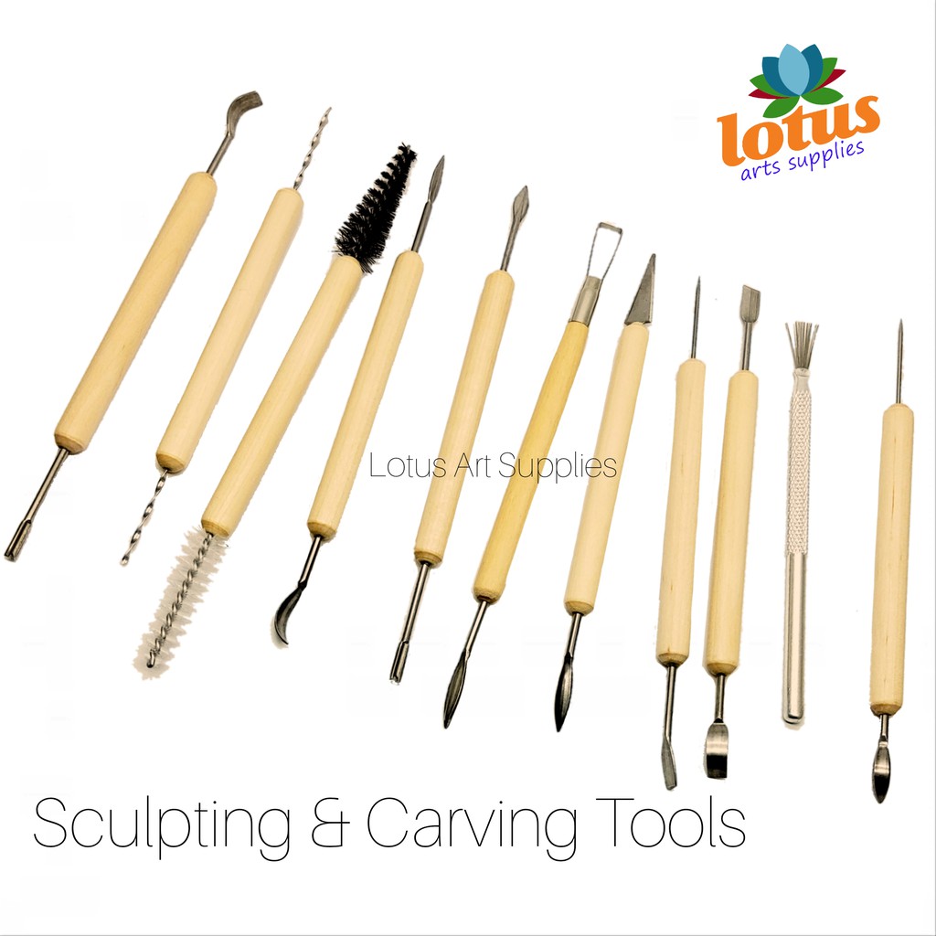 Jual Clay Sculpting Pottery Carving Tools set 11 | Shopee Indonesia